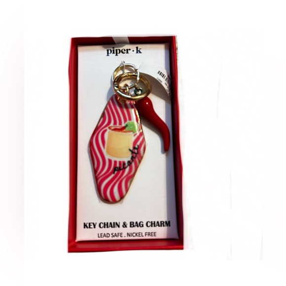 Piper | Accessories | Nwt Piper K Picante Key Chain Bag Charm | Poshmark